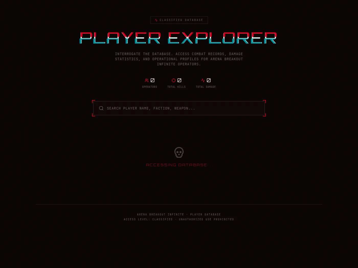 ARENA Player Explorer