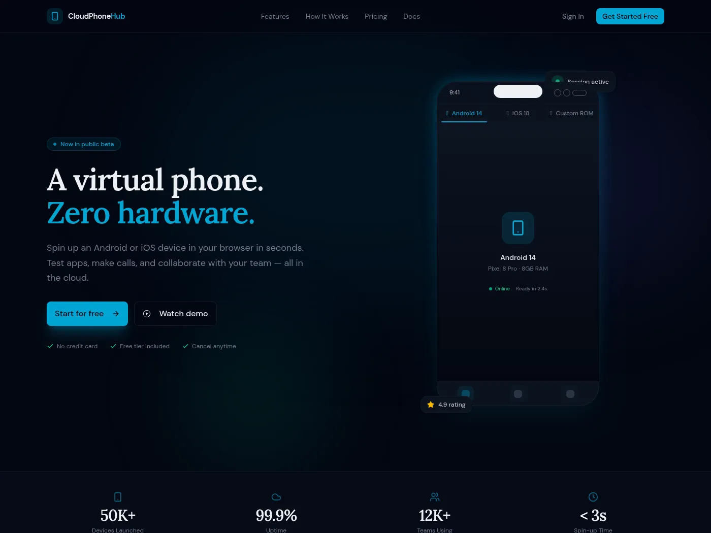 CloudPhone Hub
