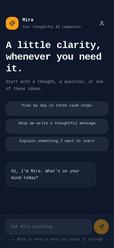 Mira AI Mobile