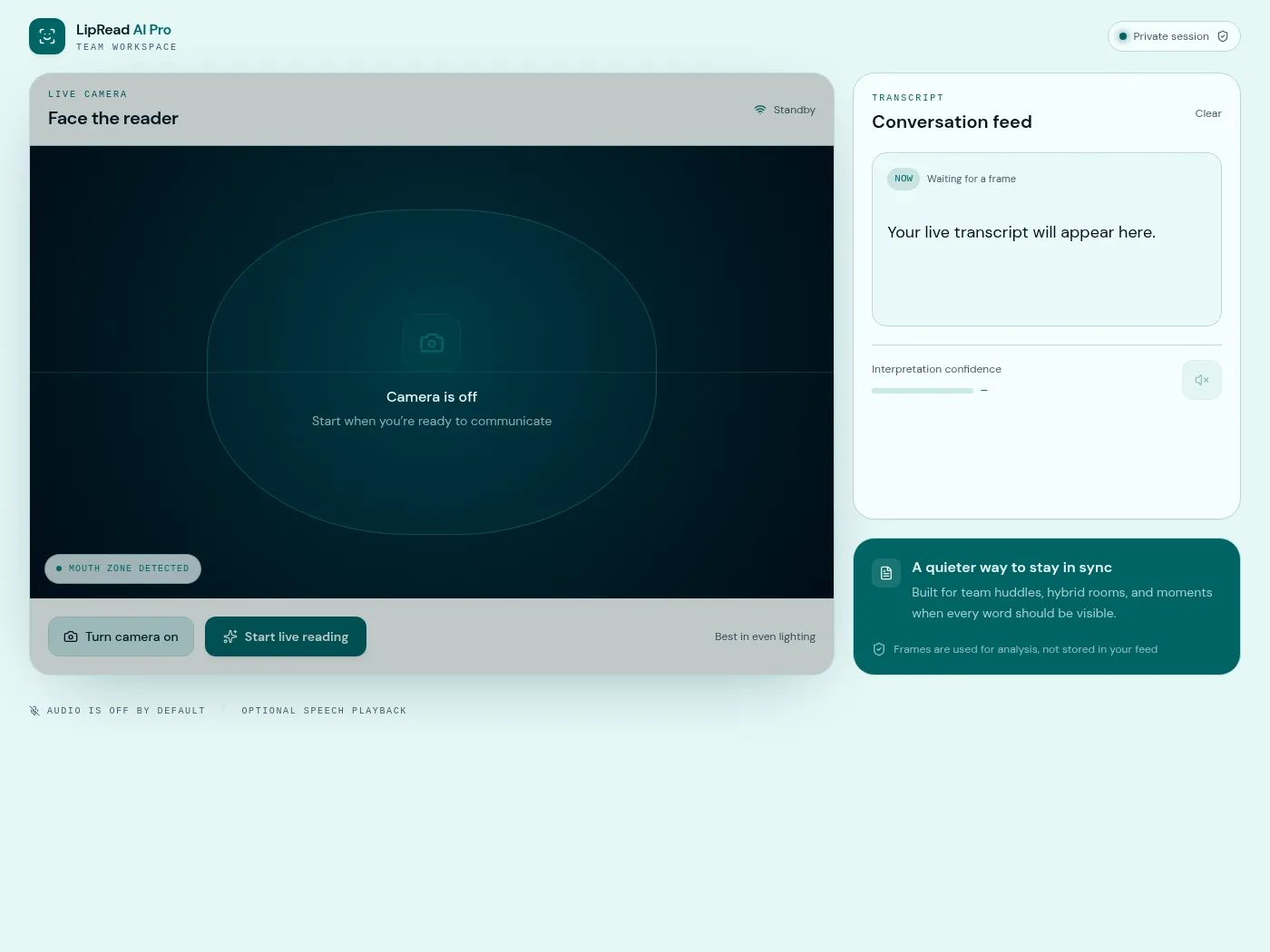 LipRead AI Pro