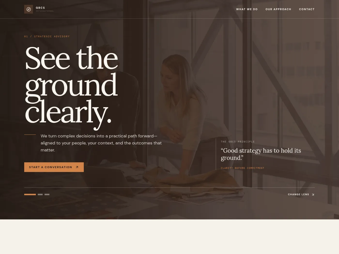 GBCS Consulting Site