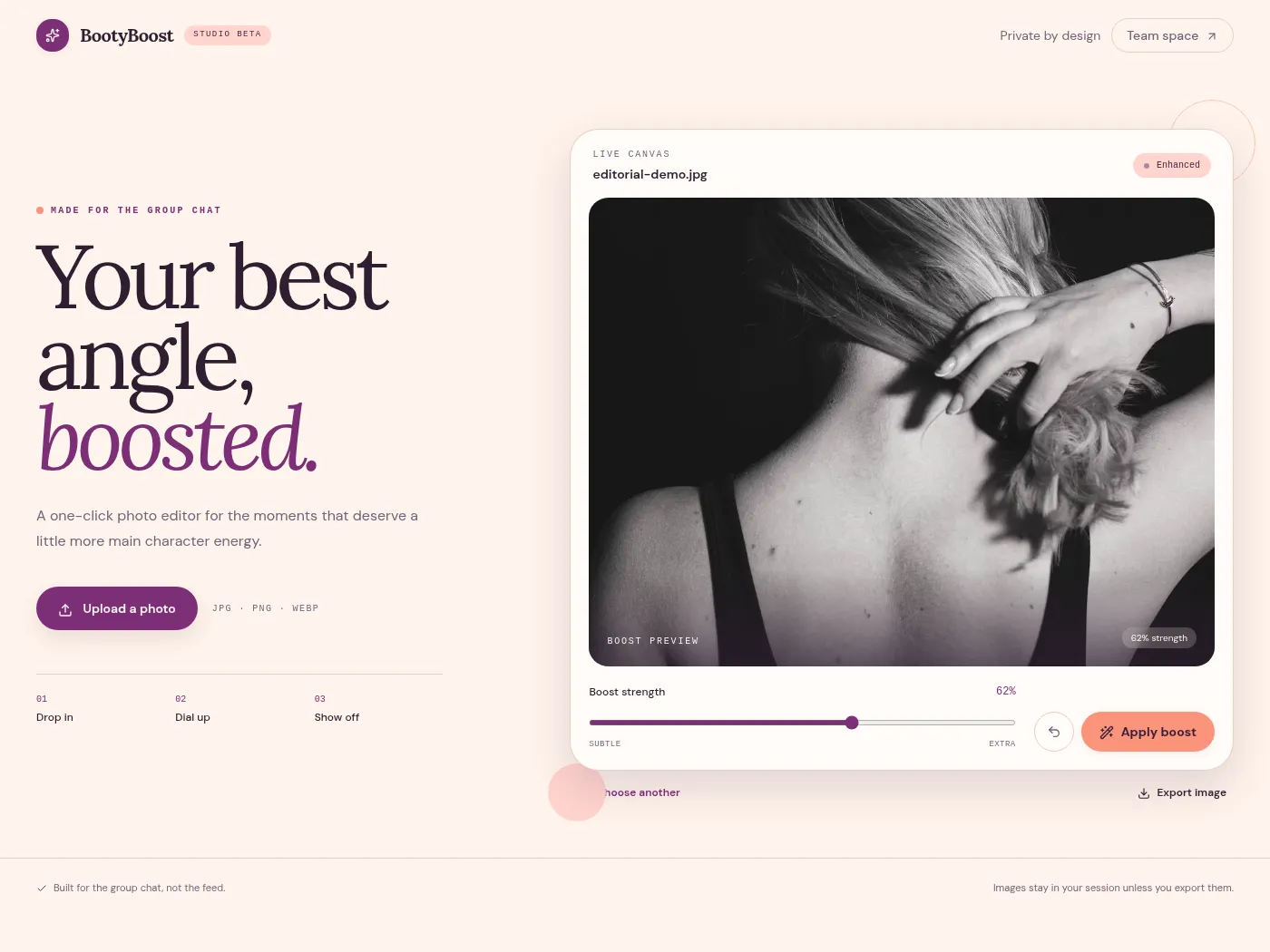 BootyBoost Editor