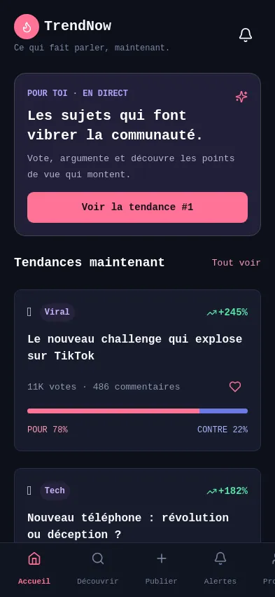 TrendNow Social App