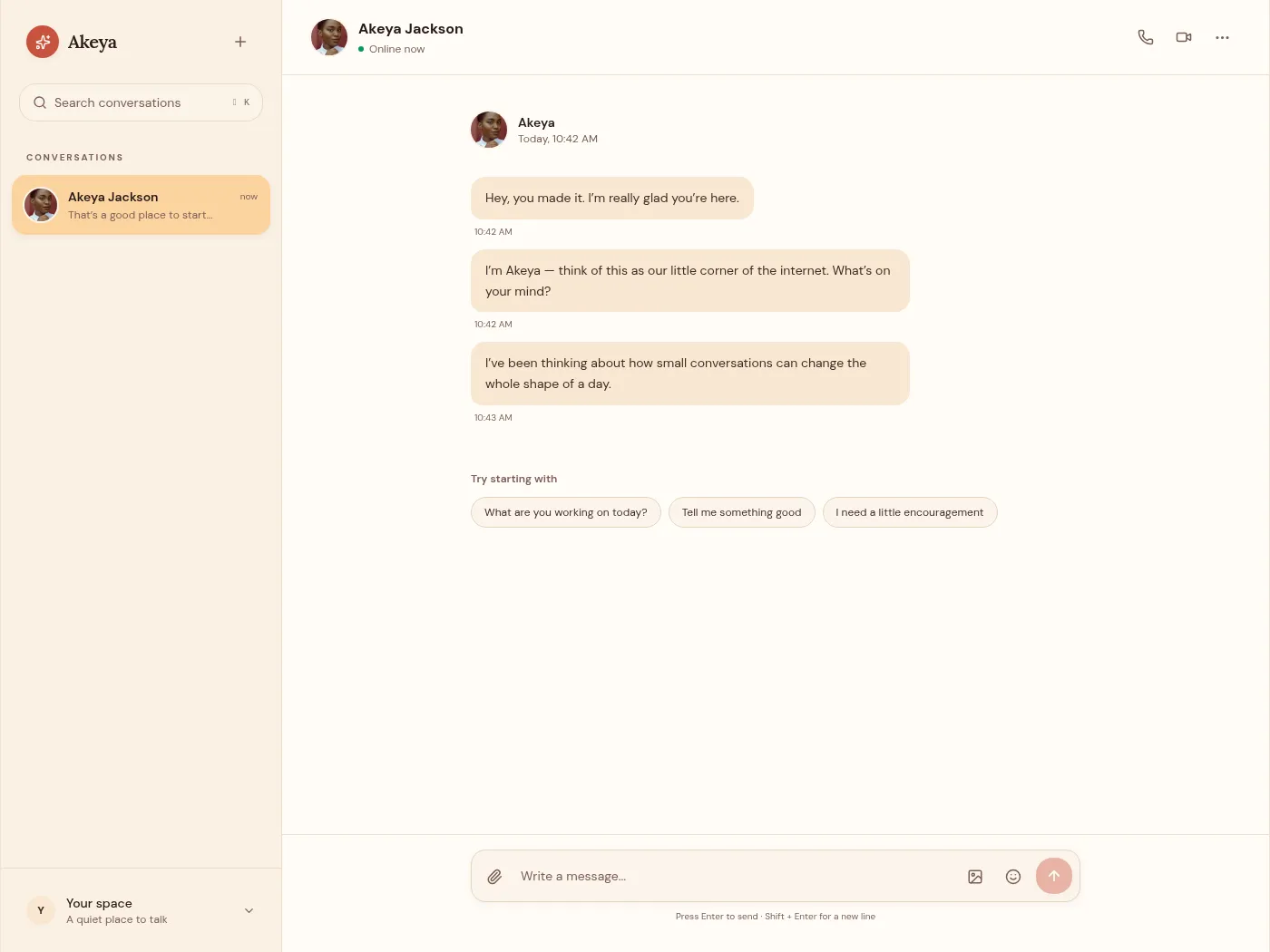 Akeya Chat Platform
