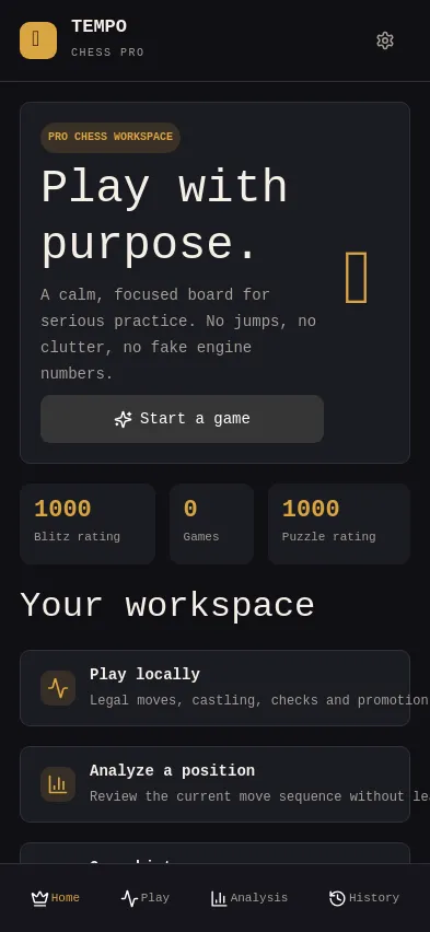 TEMPO Chess Pro Mobile