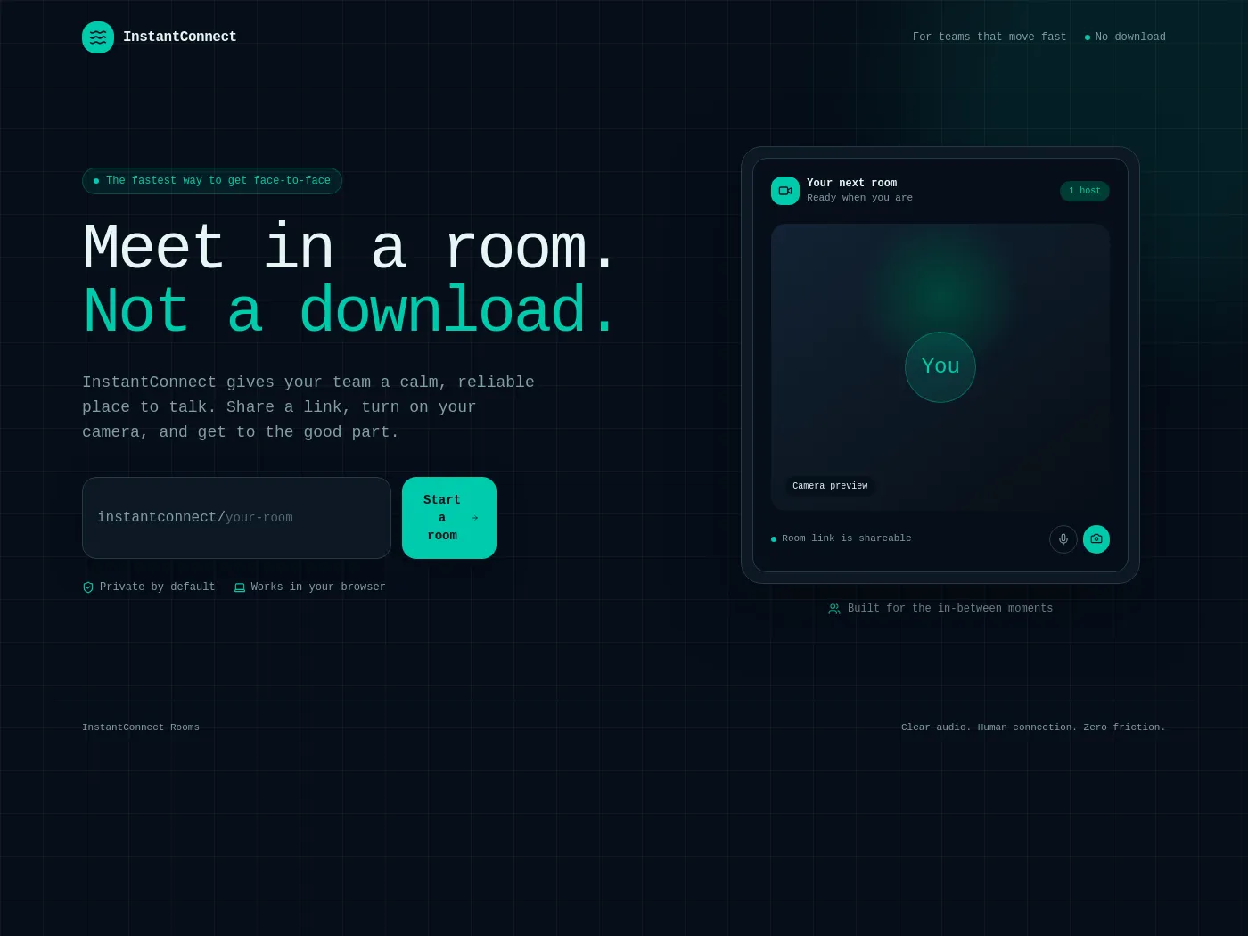 InstantConnect Rooms