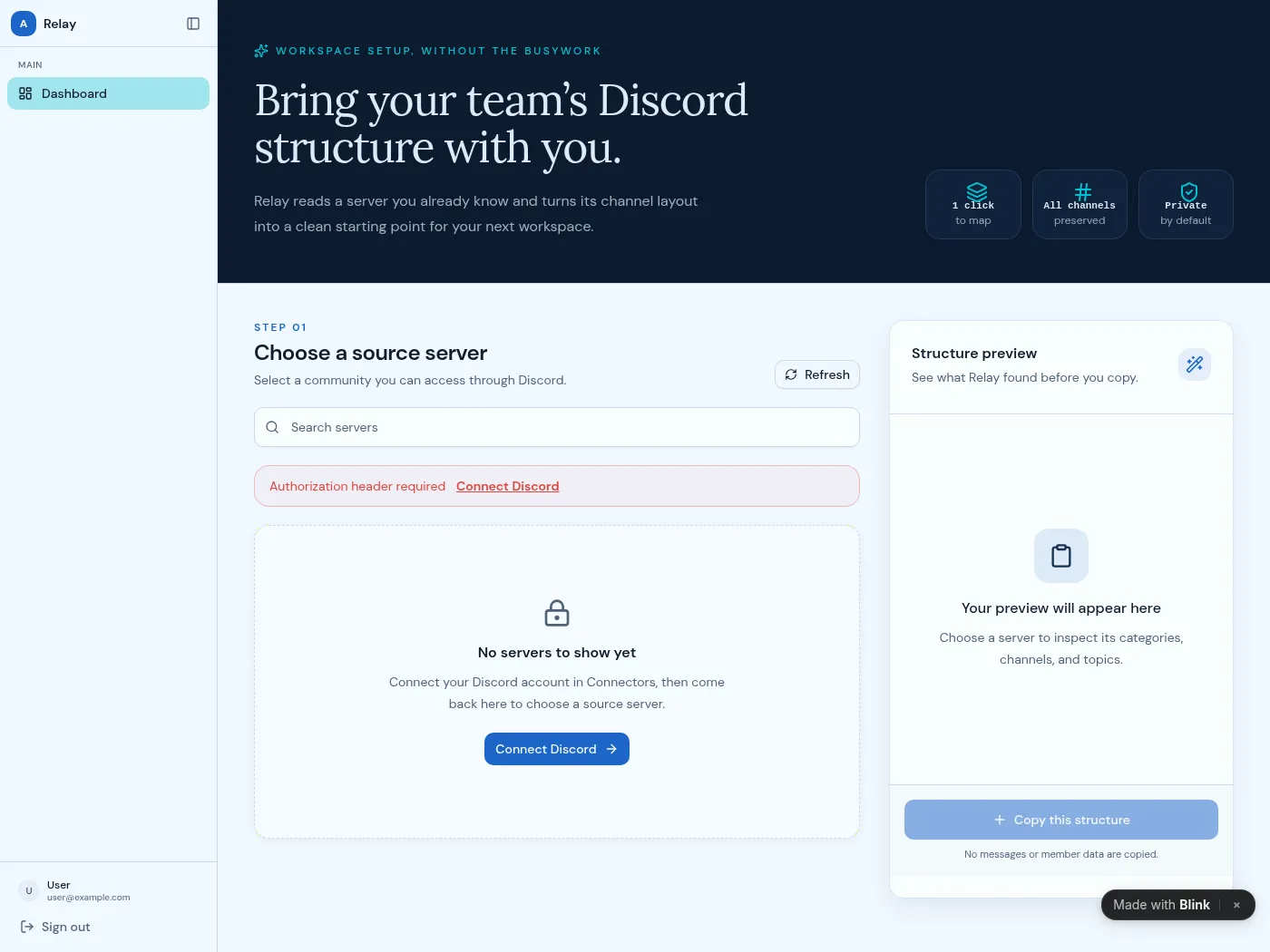 Discord Clone Wizard