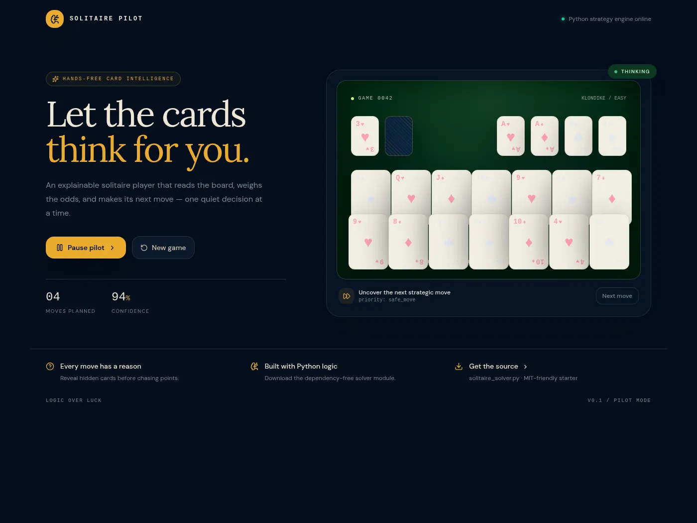 AI Solitaire Solver