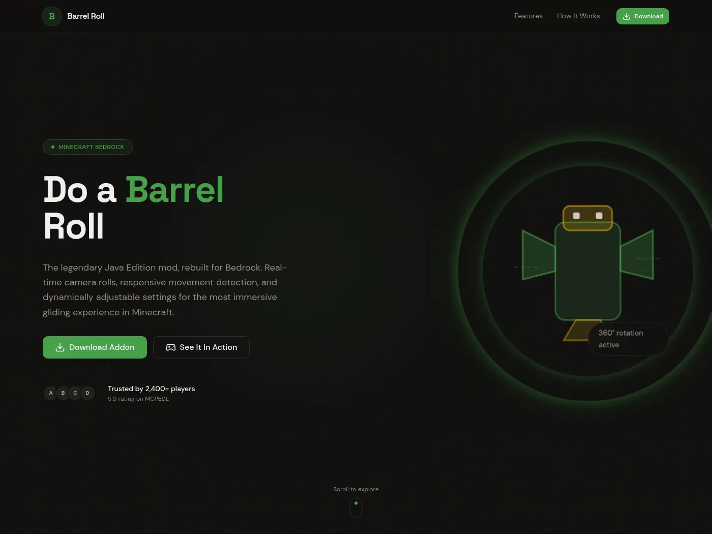 Barrel Roll Addon
