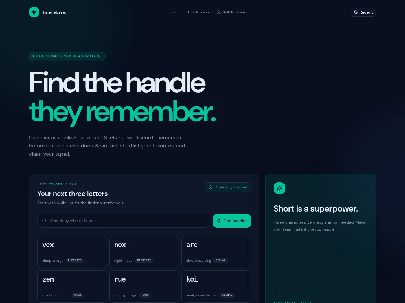 Discord Handle Finder
