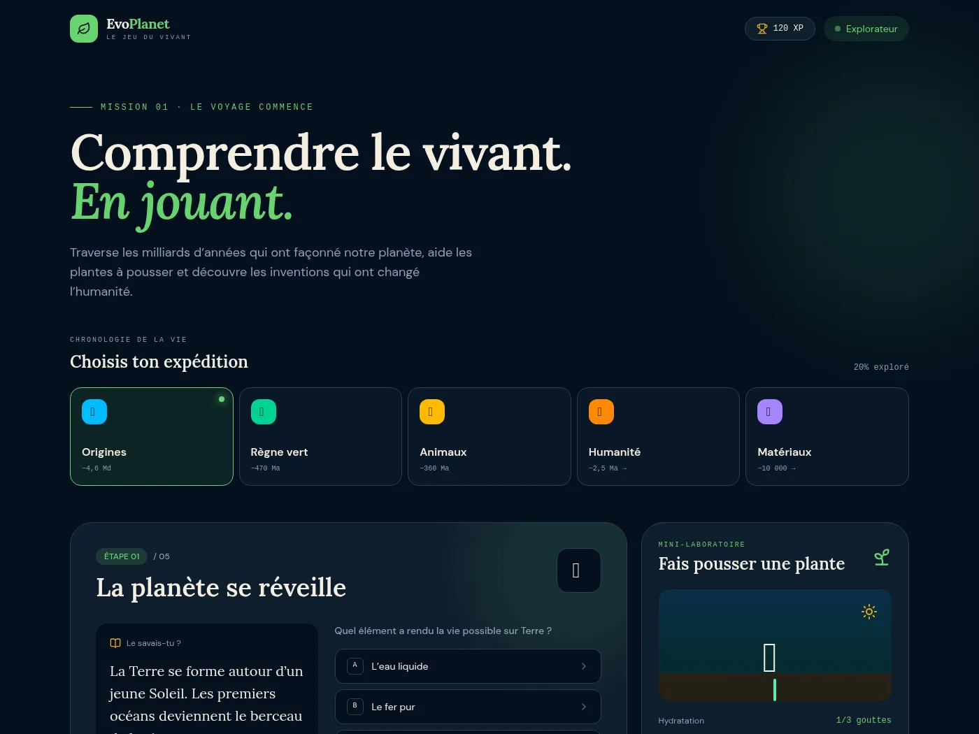 EvoPlanet Game