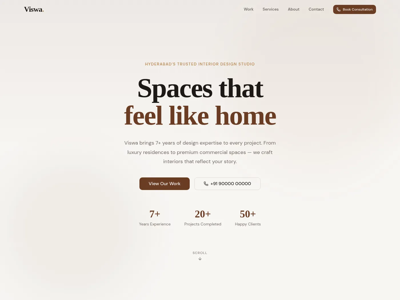 Viswa Interiors Website
