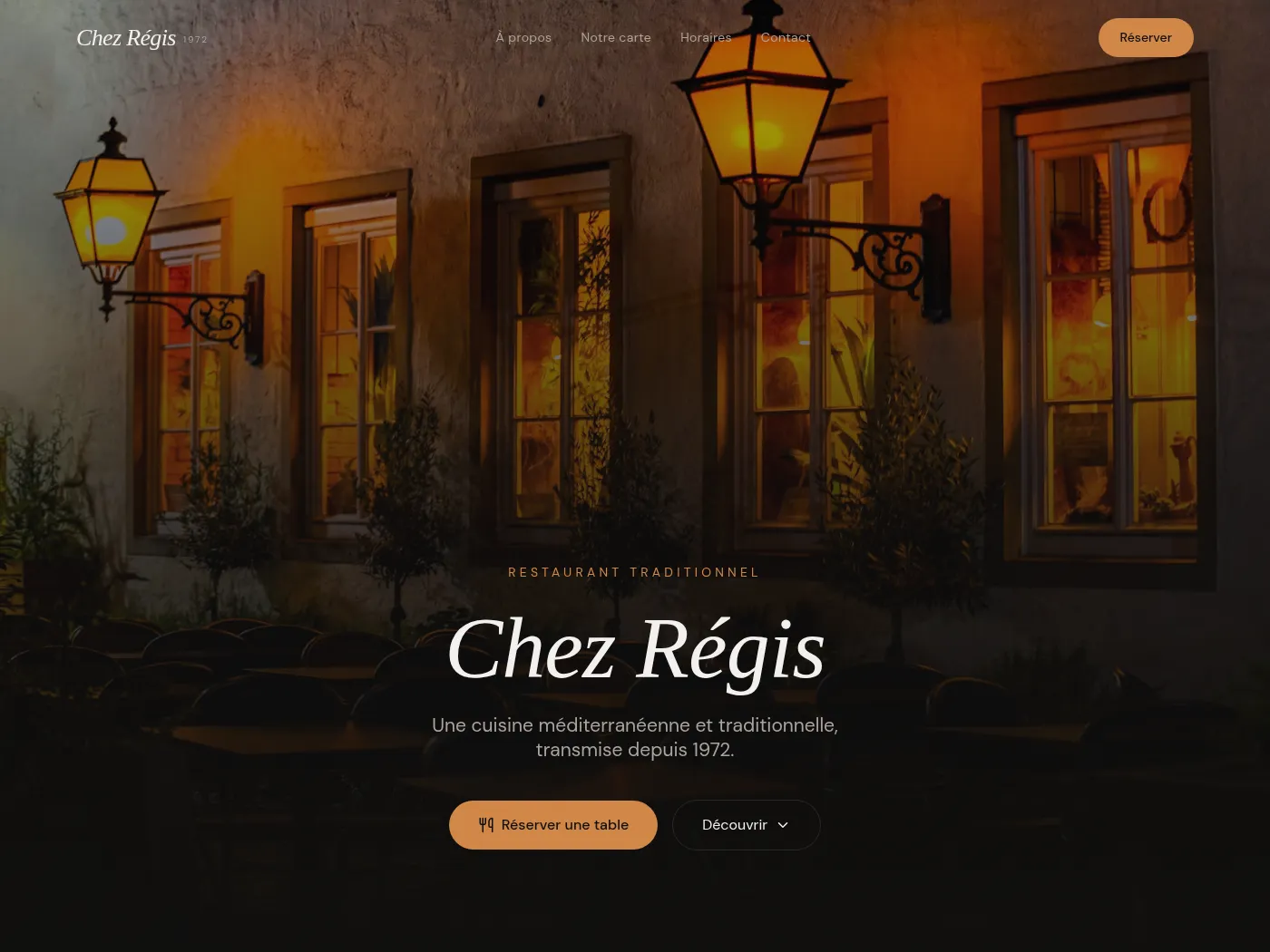 Chez Regis Vitrine
