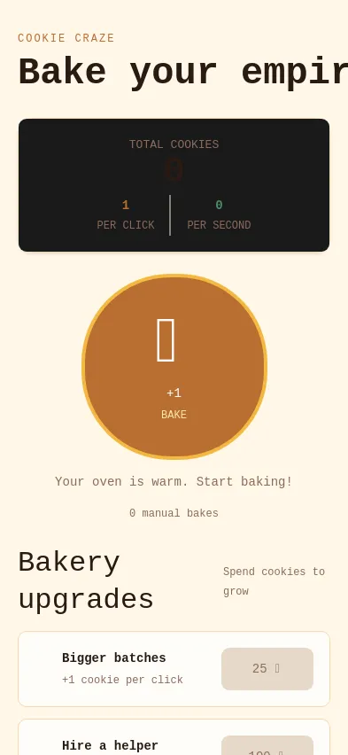 Cookie Craze Mobile