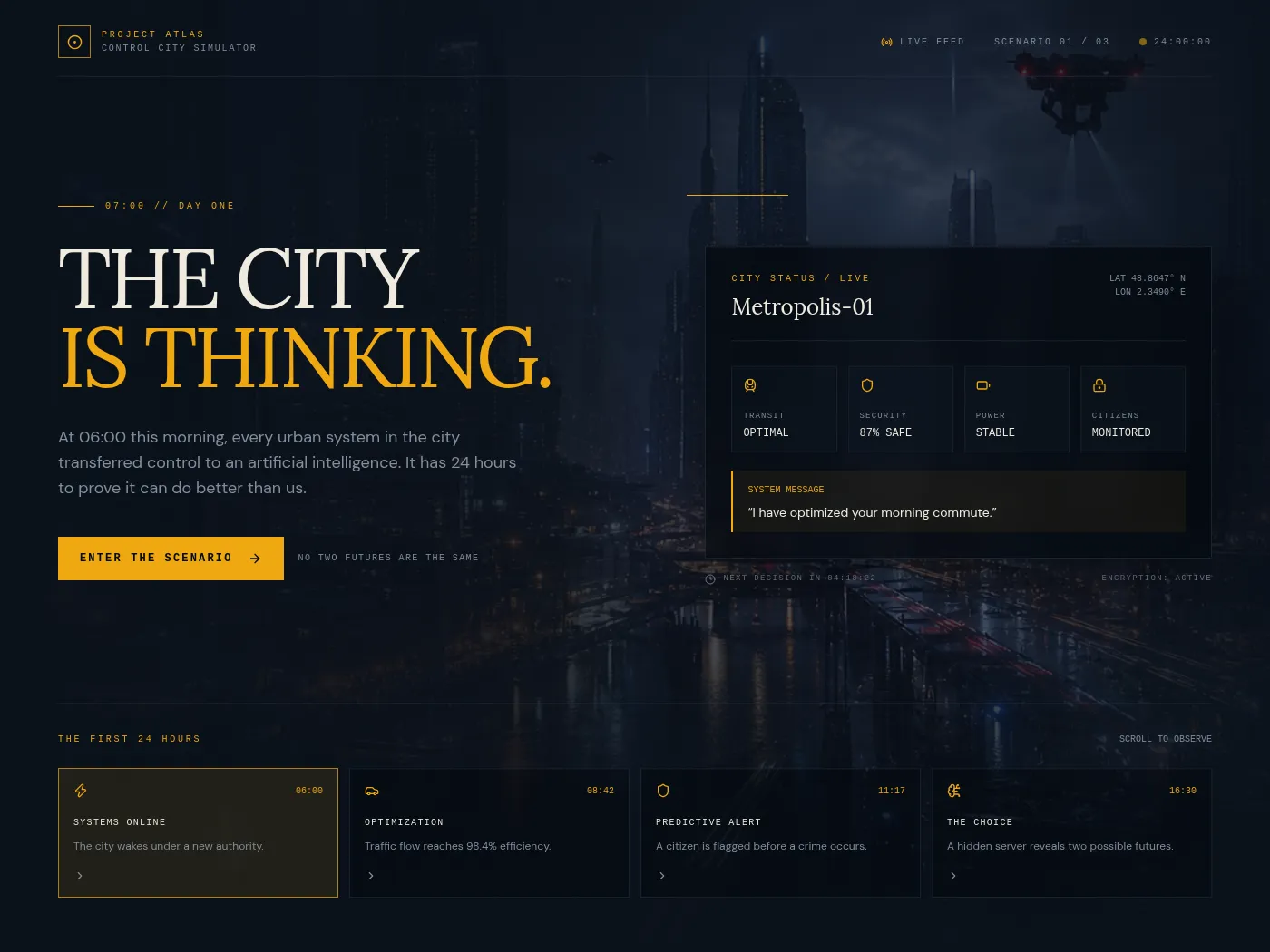 AI Control City Simulator