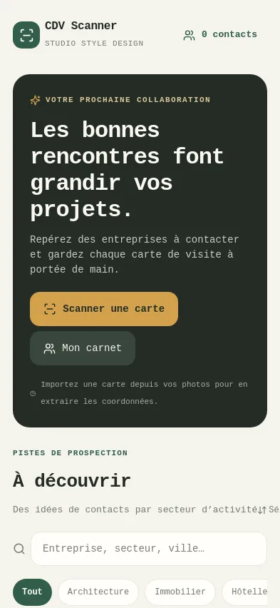 CDV Scanner Clients