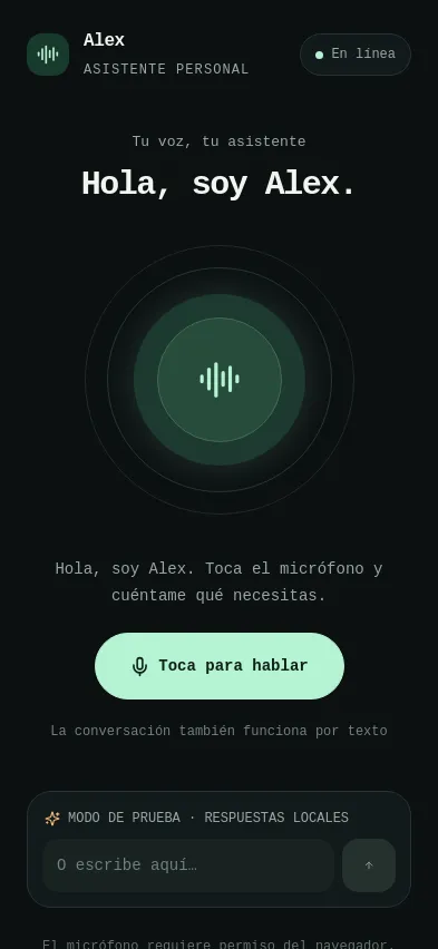 Alex Voice Assistant