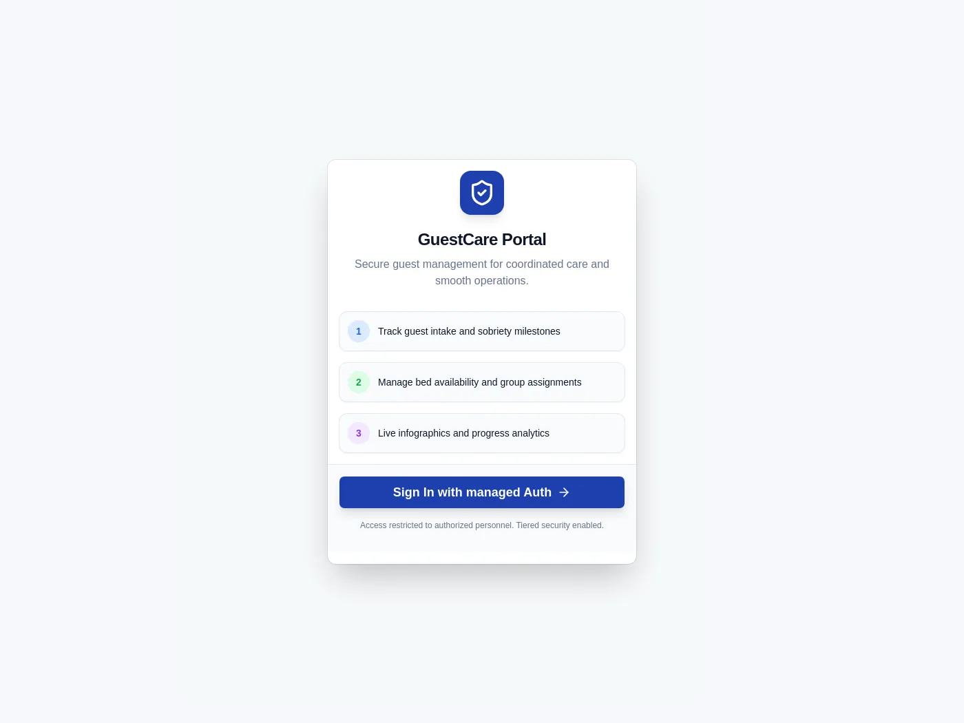 GuestCare Portal