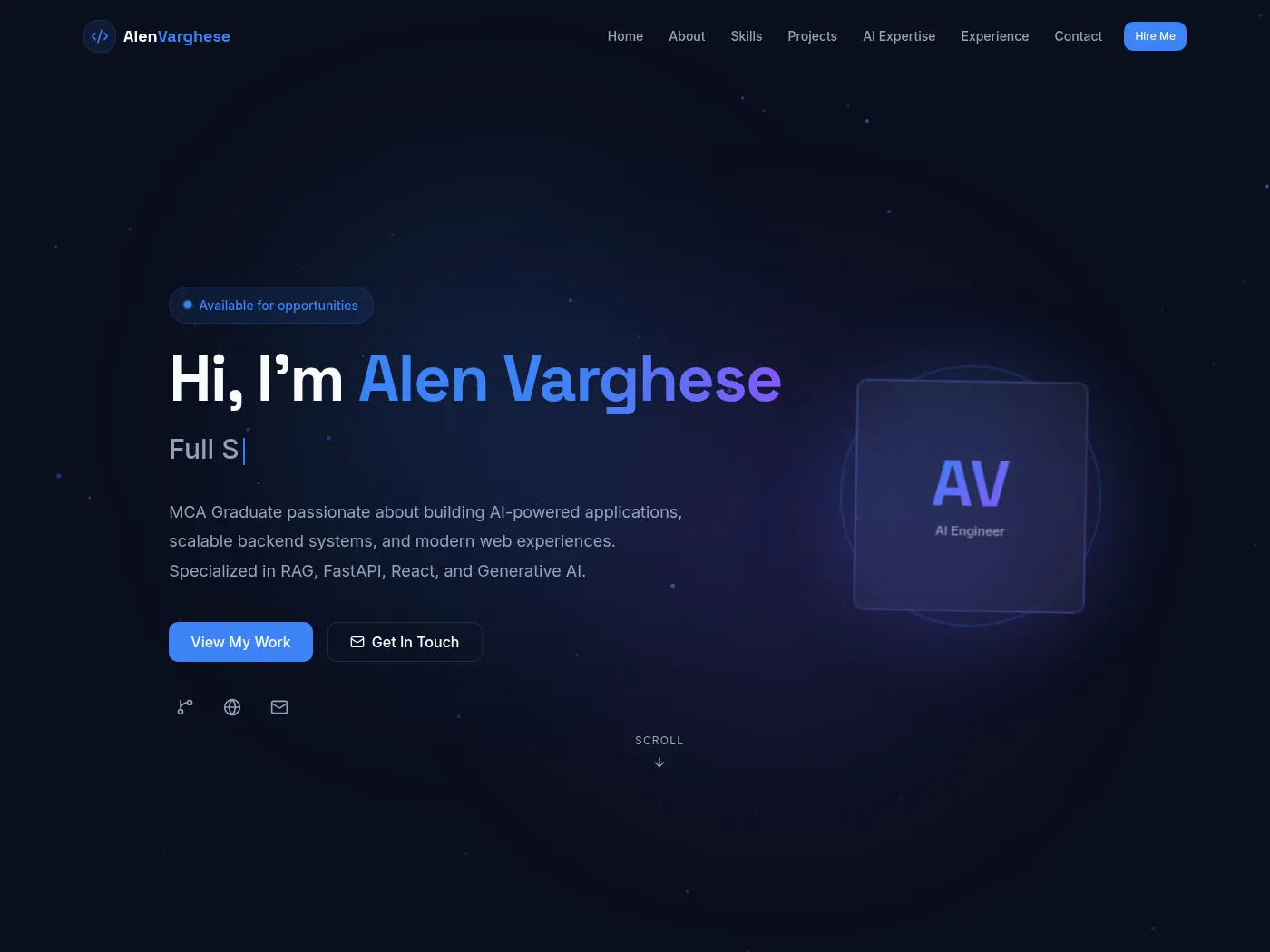GlassMorph AI Portfolio
