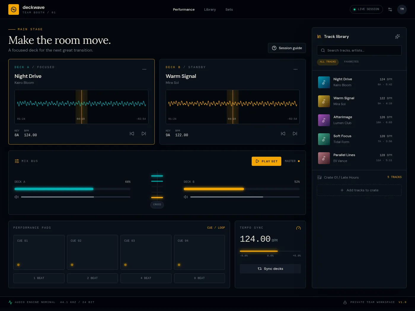 Deckwave DJ Simulator