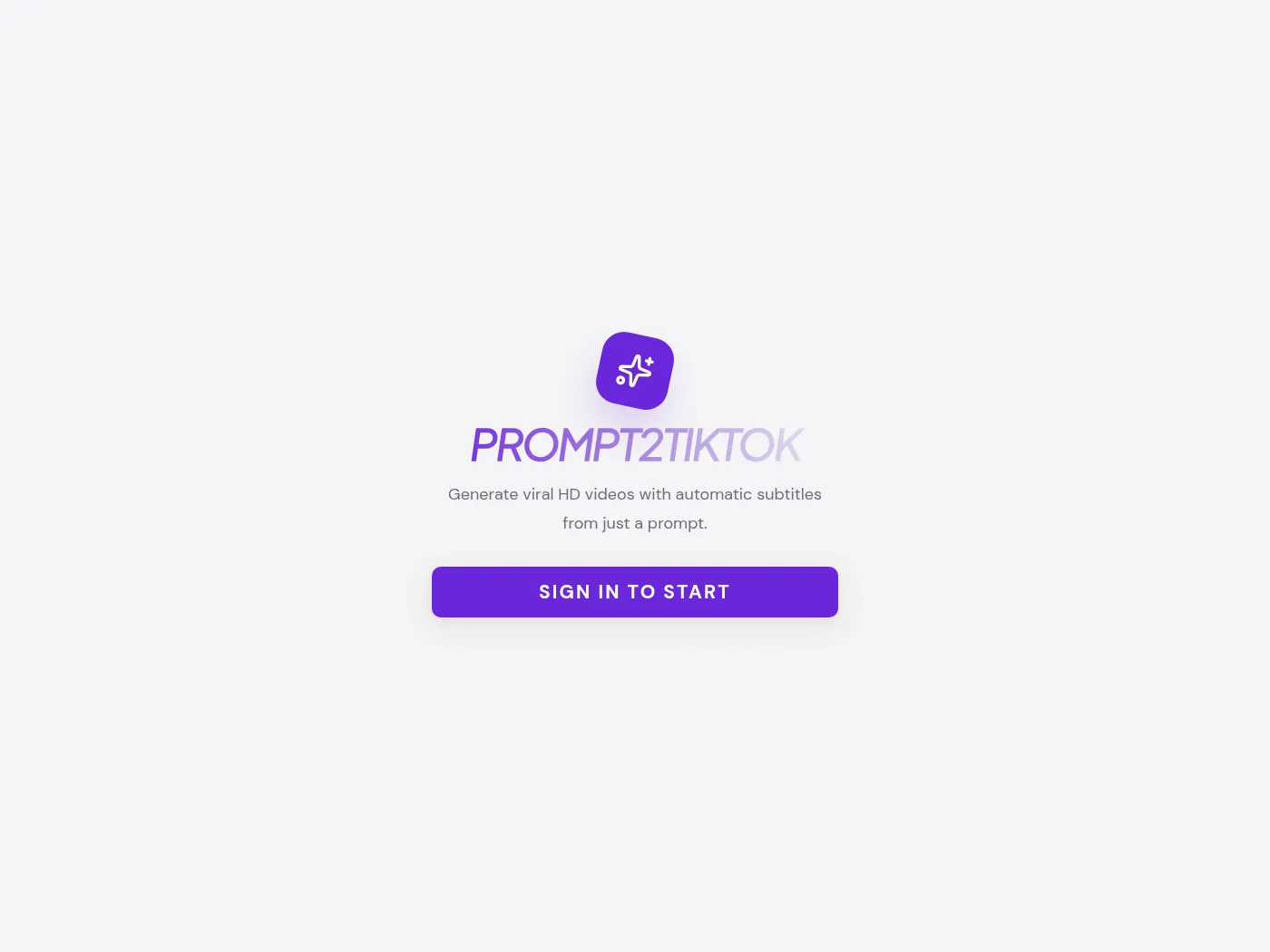 Prompt2TikTok Video Maker