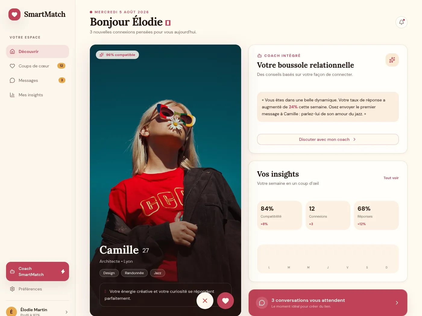 SmartMatch Dating App