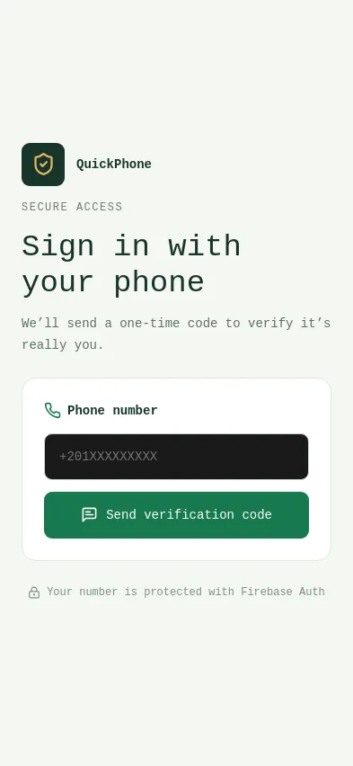 QuickPhone Authenticator