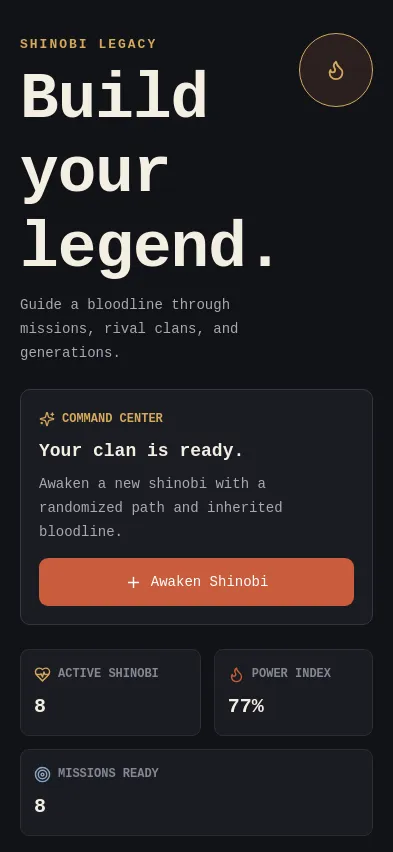 Shinobi Legacy RPG