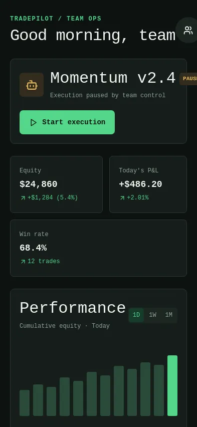 TradePilot Mobile Bot
