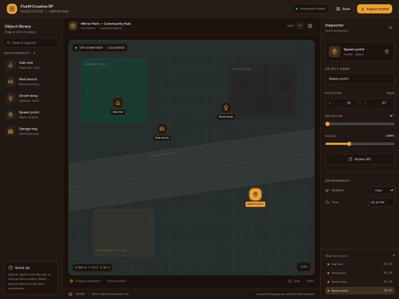 FiveM Creative RP Toolkit