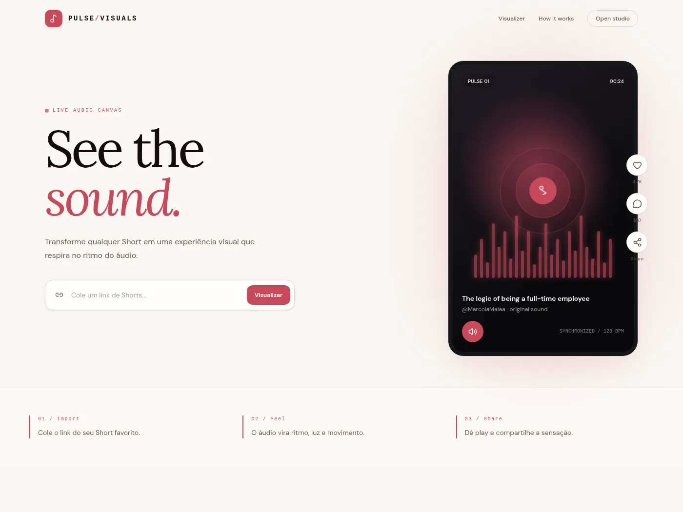 Shorts Music Visualizer