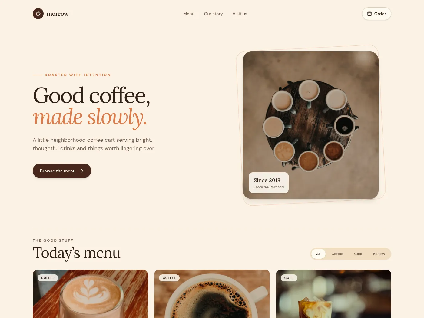 Coffee Cart Shop