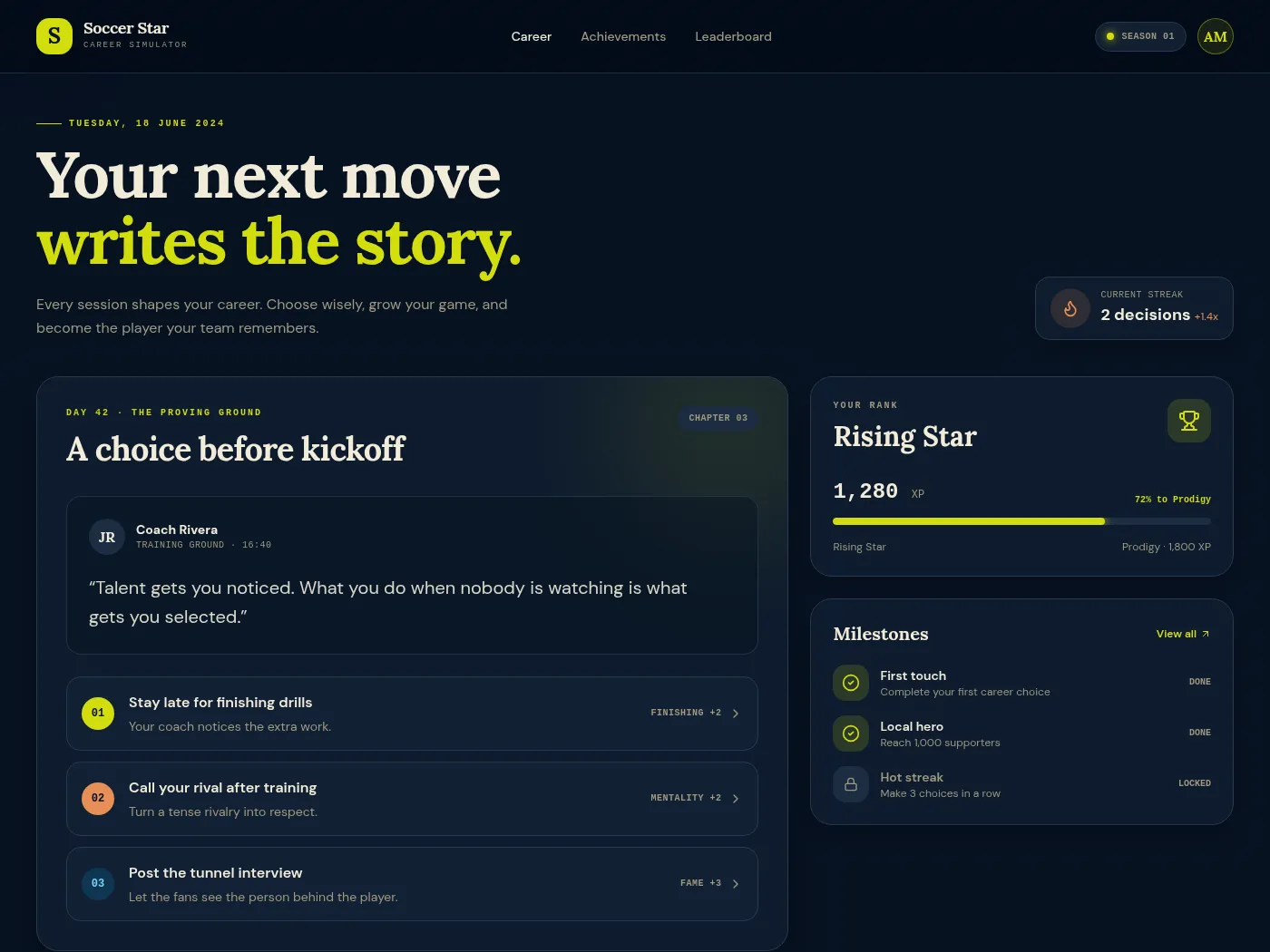 Soccer Star Simulator