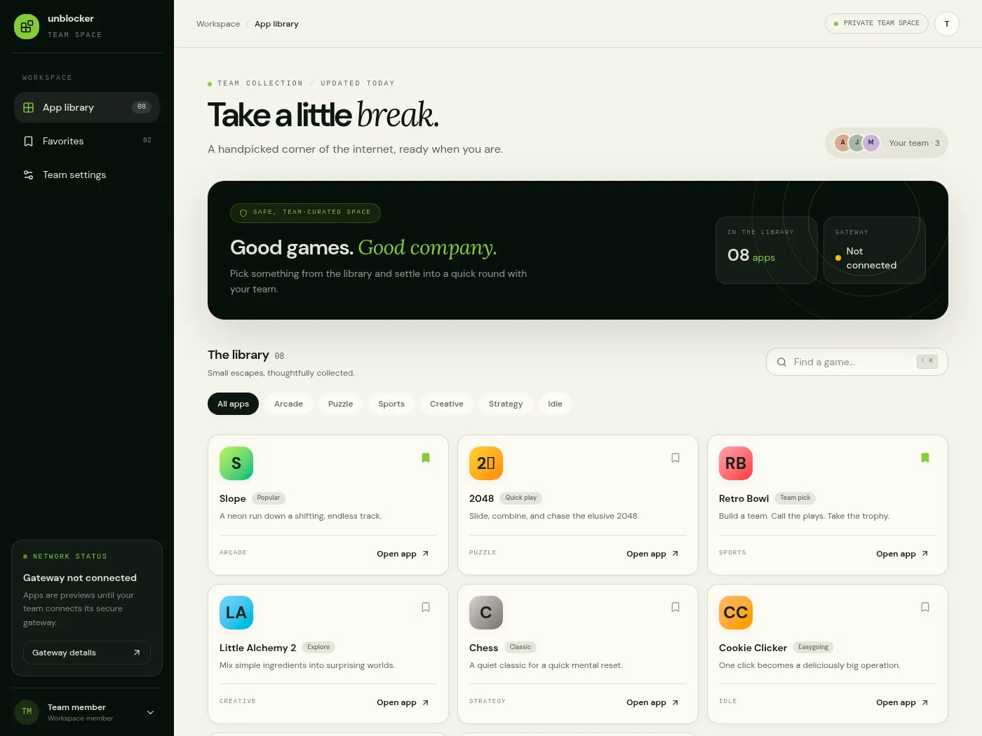 Unblocker for Teams