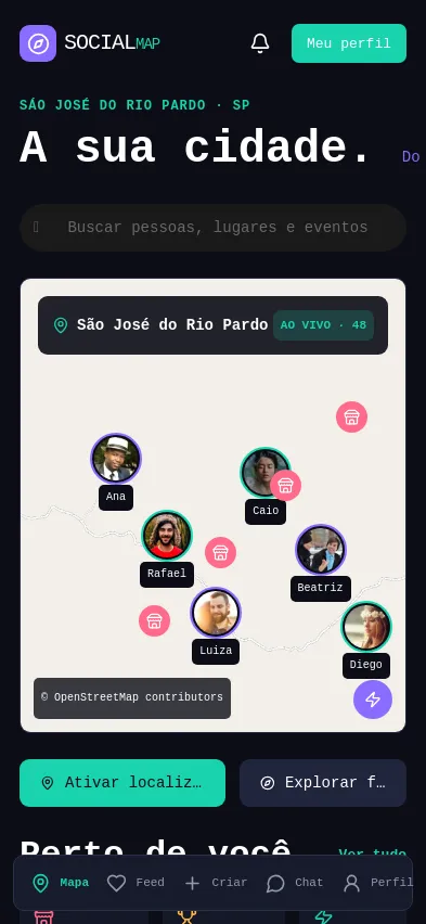 SocialMap: Mapa Social Gamificado