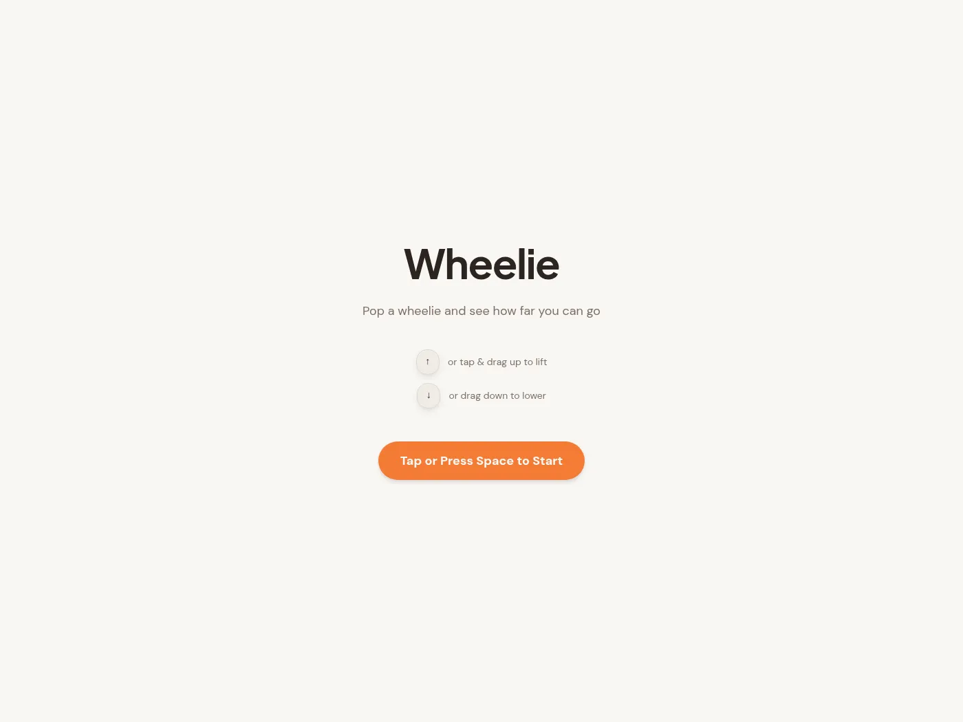 Wheelie Bike 2D