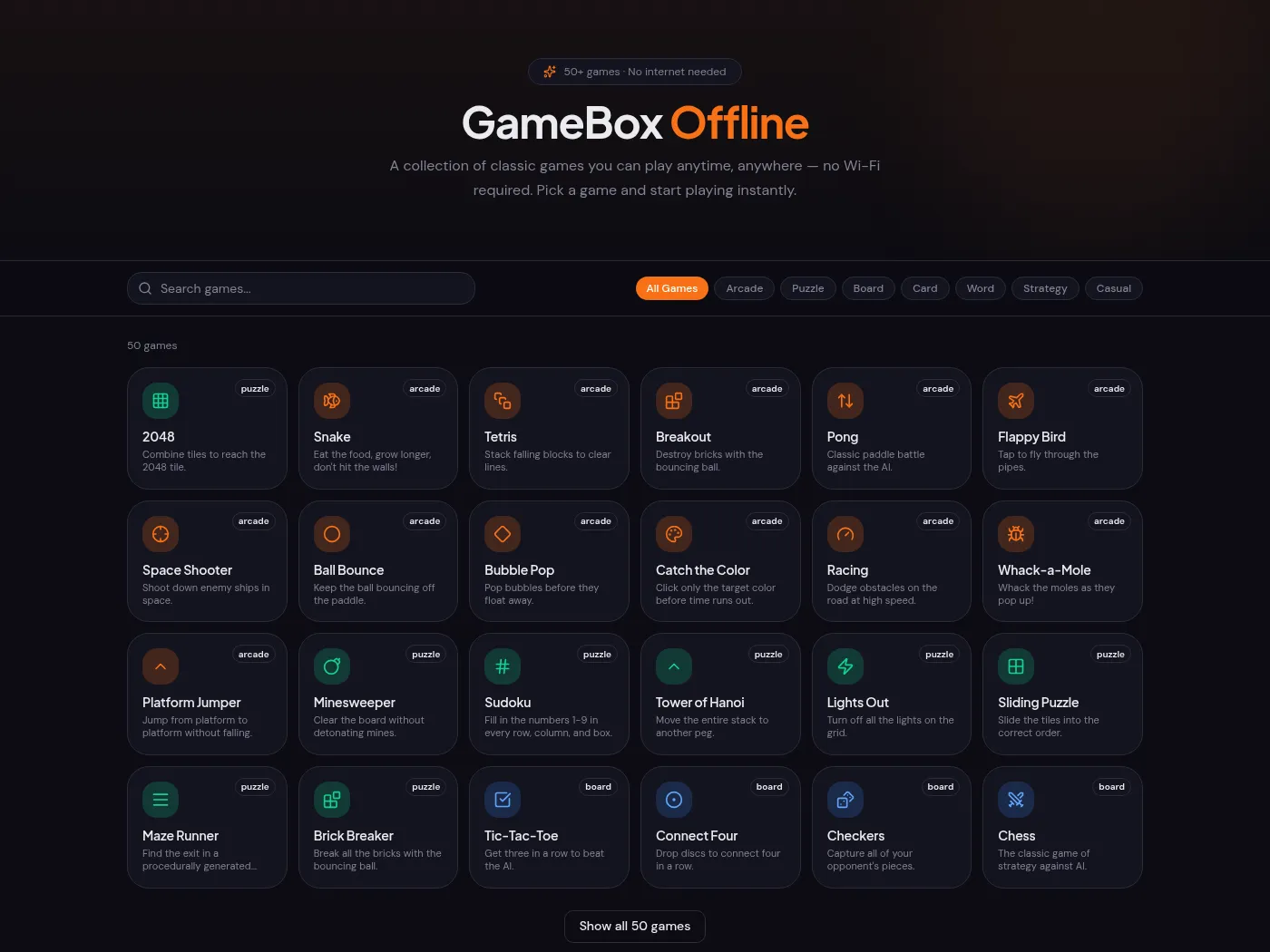 GameBox Offline
