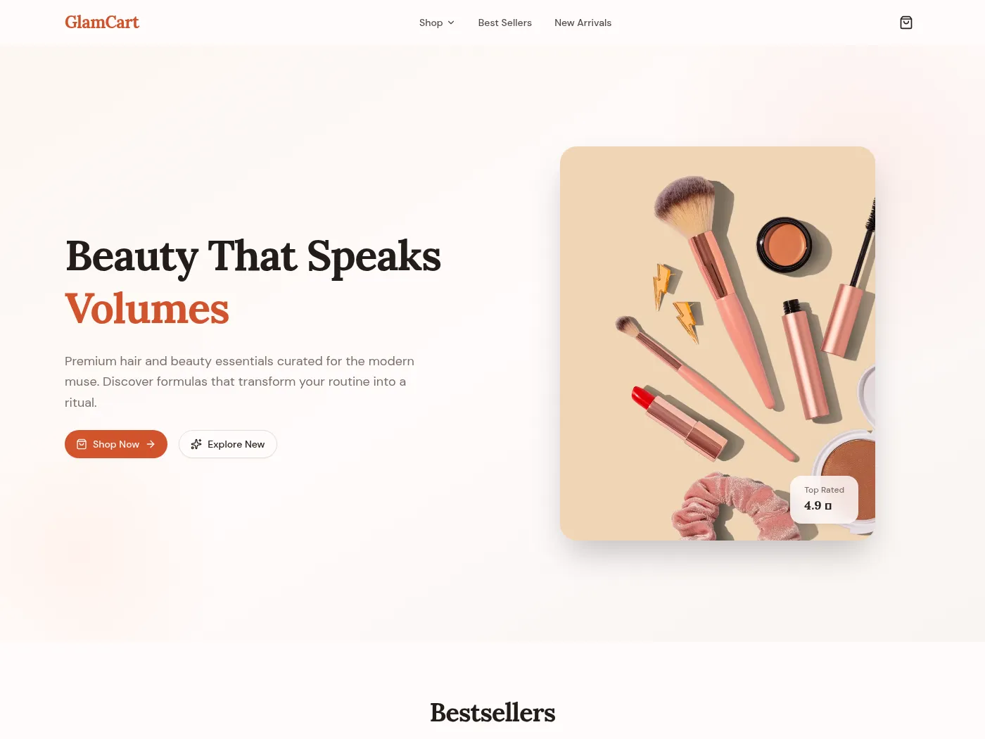 GlamCart Storefront