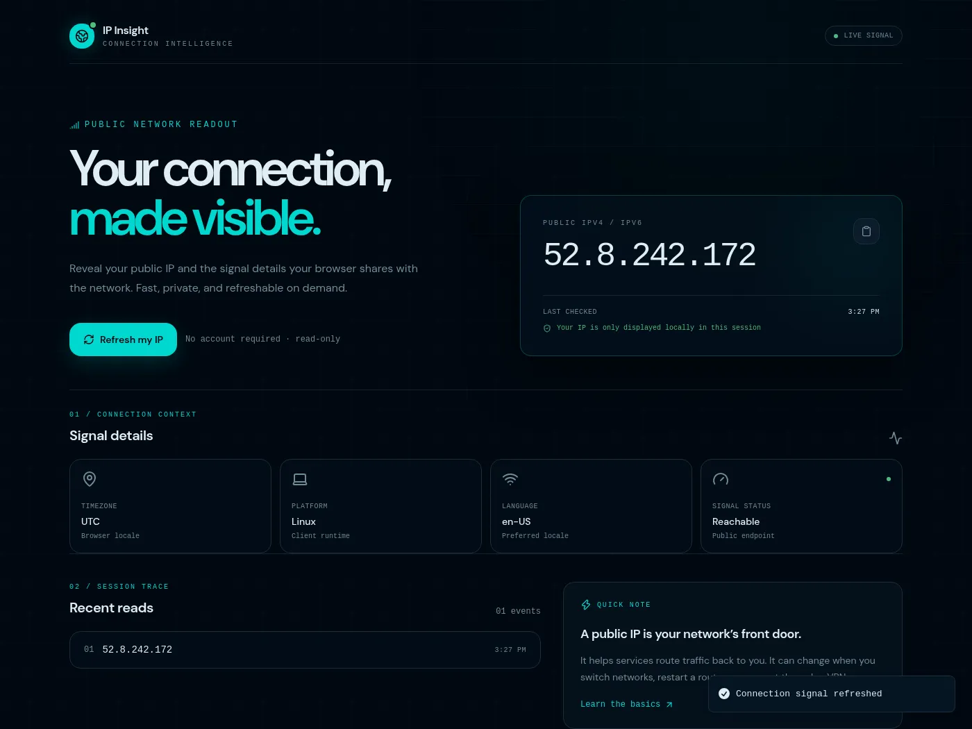 IP Insight Tool