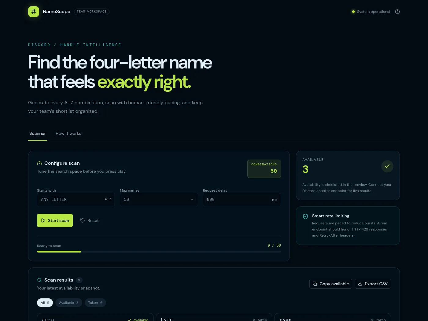 Discord Name Checker