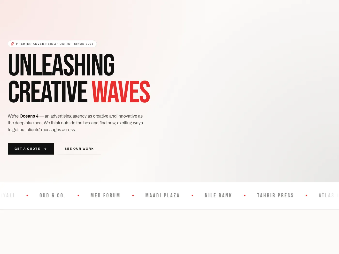 Agency Portfolio Website