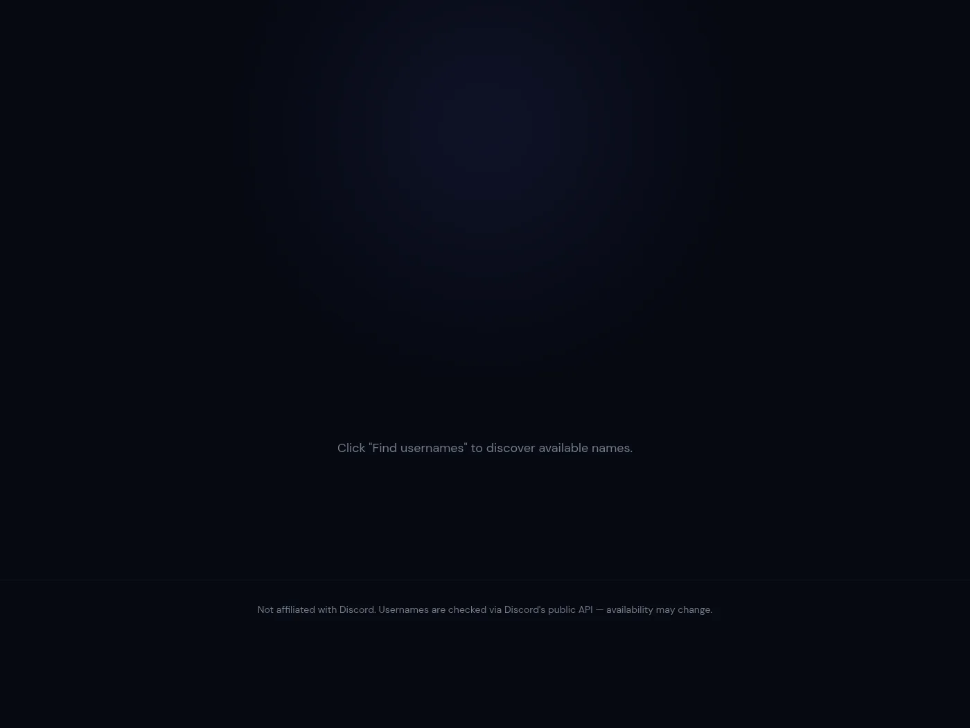 Short Discord Finder
