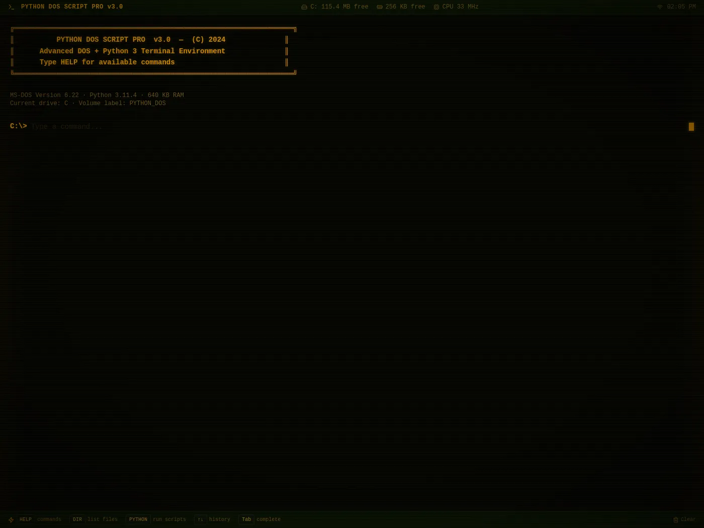 Python DOS Script Pro