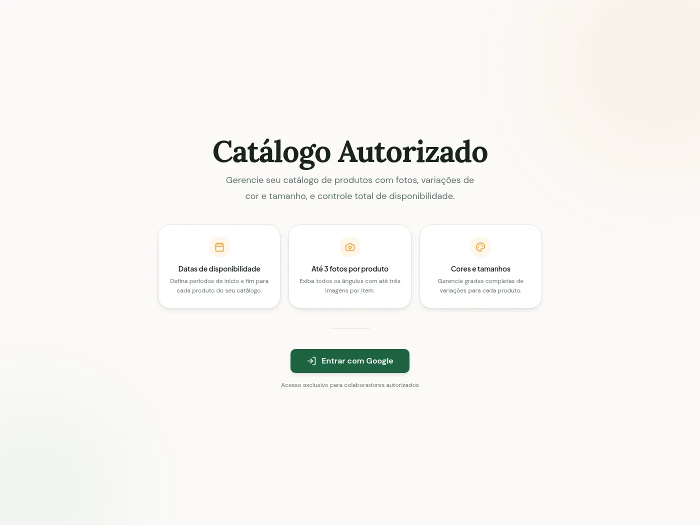 Catálogo Autorizado Gmail