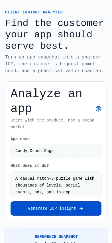 Client Insight Analyzer