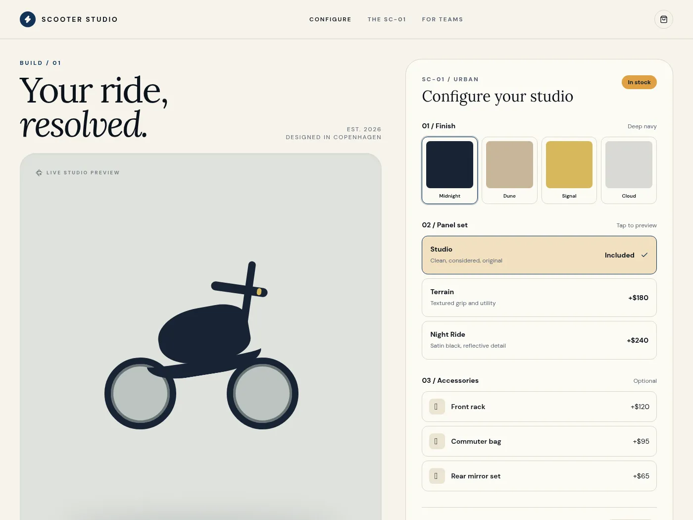 Scooter Studio 3D