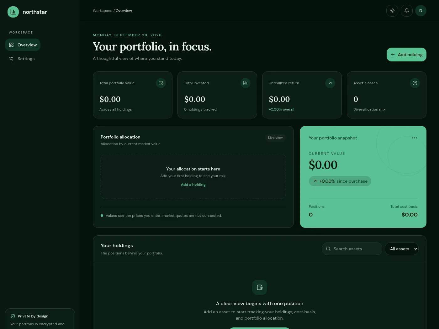 Profolio Dashboard