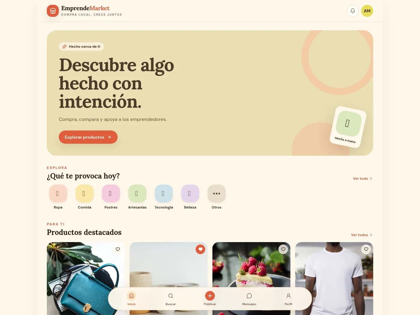 EmprendeMarket App
