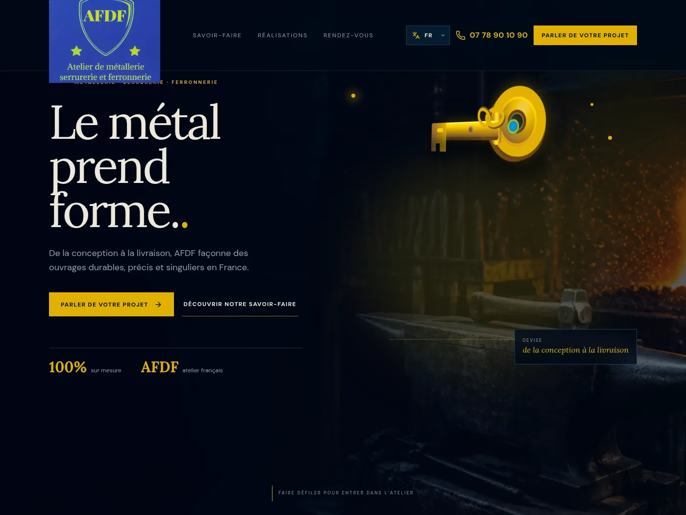 AFDF Métallerie Web