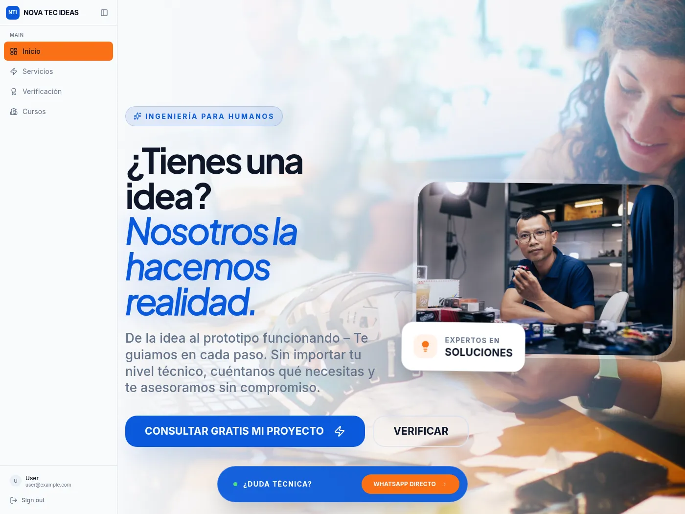 NOVA Tec Ideas Web